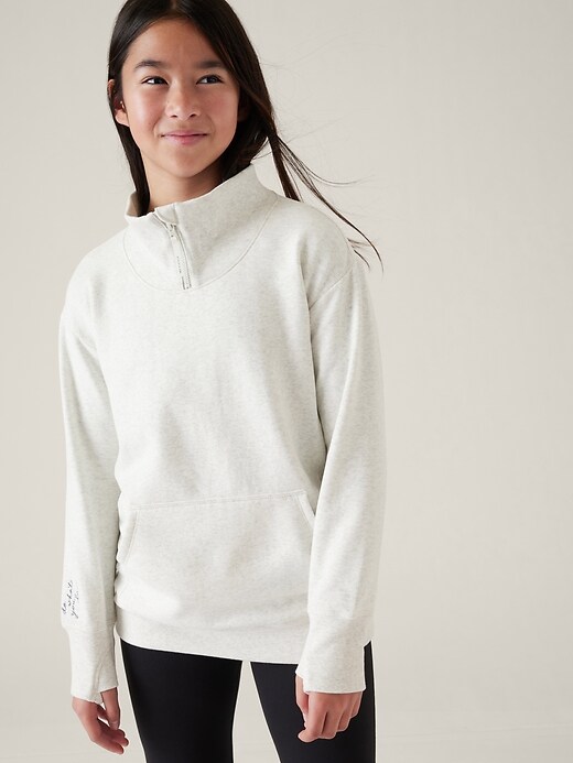 Athleta Girl RetroActive Half Zip | Athleta